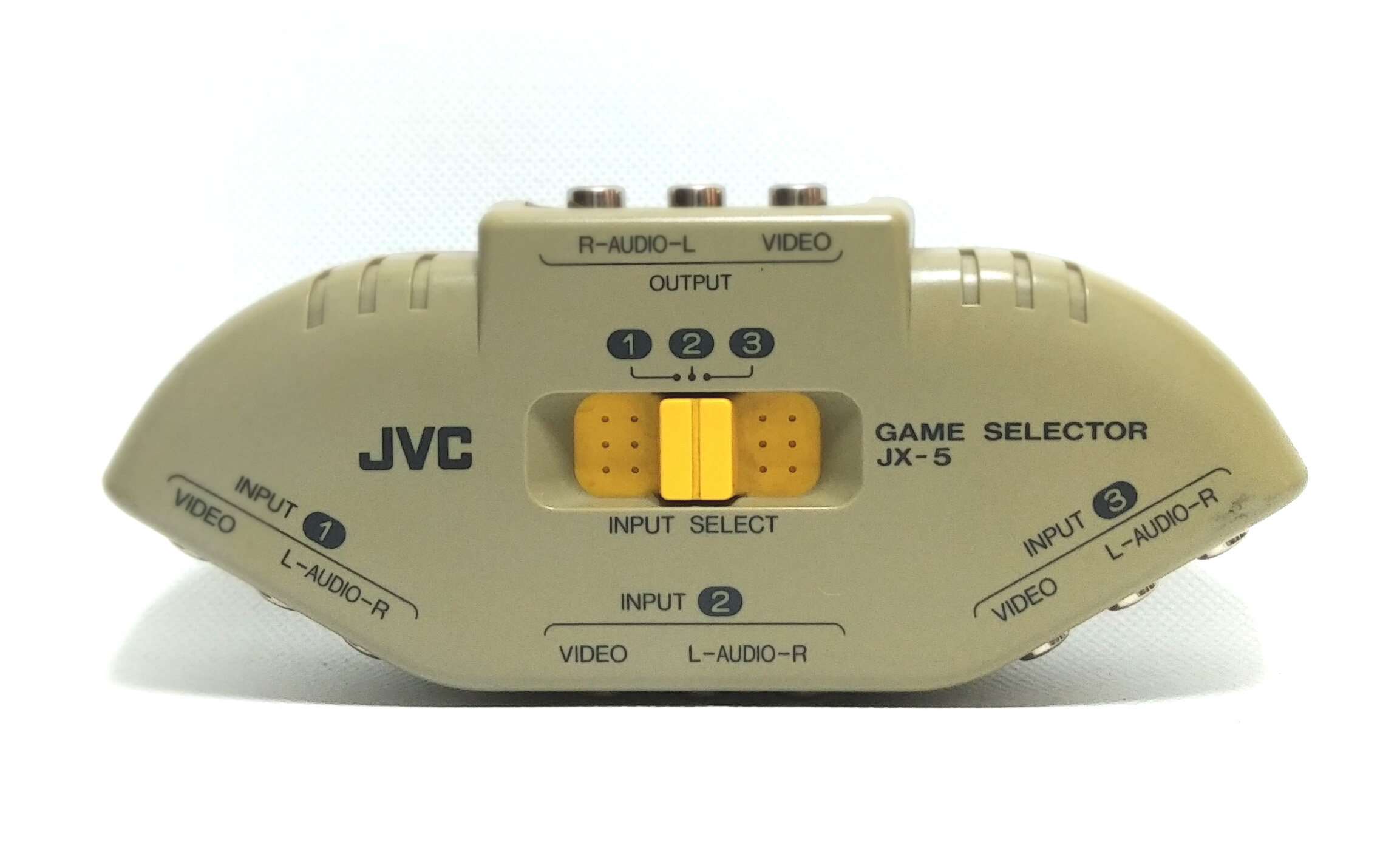 JVC 3 WAY MANUAL AV SELECTOR SWITCHER SPLITTER 3 INPUT 1 OUTPUT GAME ...