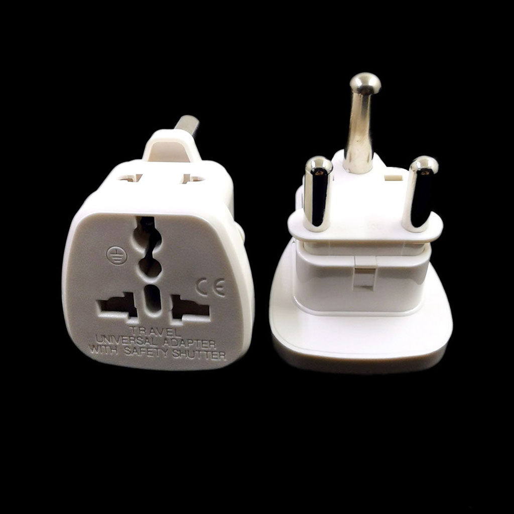 Universal Outlet Socket to Large South Africa Adapter Plug (Type M ...