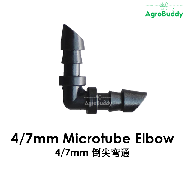 AgroBuddy 4/7mm Microtube Fittings Accessories Fertigation Irrigation ...