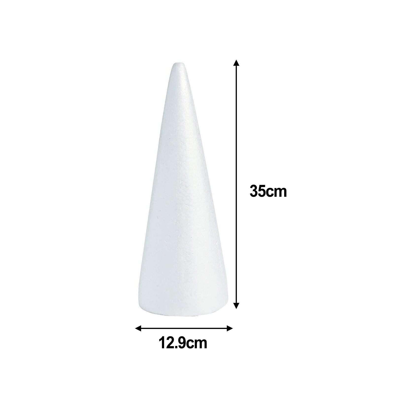 Handmade Craft Styrofoam Cone Christmas Decoration Modelling DIY ...