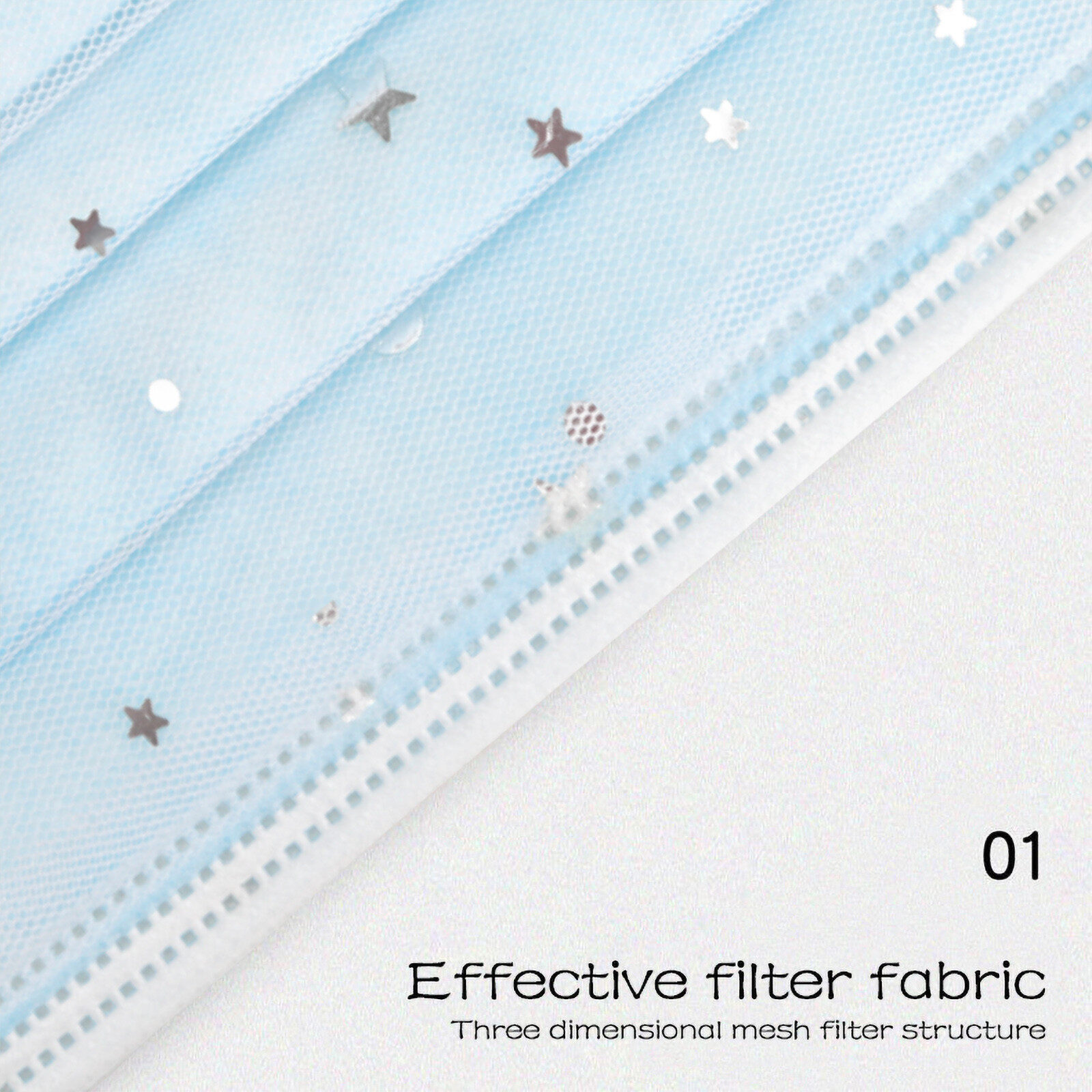 【Ready Stock】Lace Gauze Adult Printing Breathable Disposable Three ...