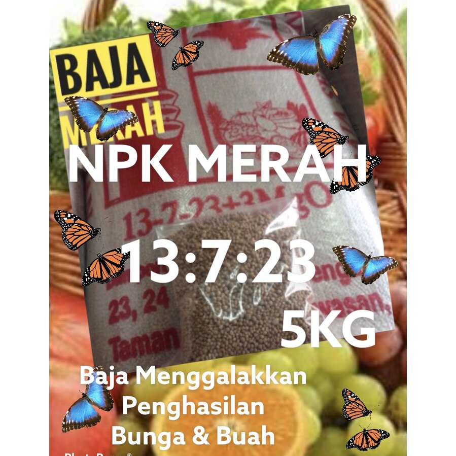1kg / Baja NPK Merah 13:7:21 +3Mgo / Baja menggalakkan Pengeluaran ...