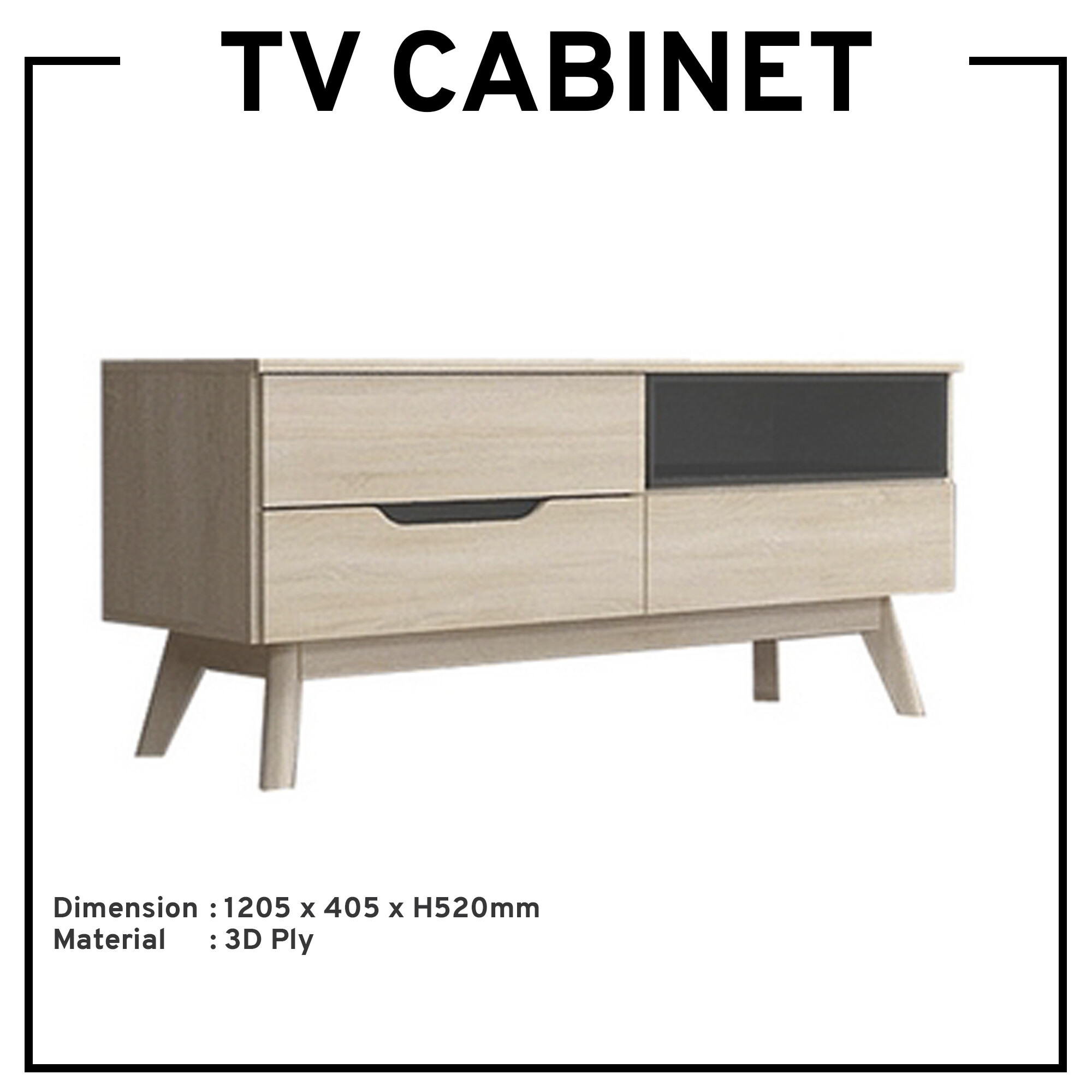 TV Cabinet TV Console TV Rack TV Storage Cabinet Living Hall Cabinet ...