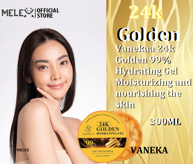 【Original】【Ready stock MY】Vanekaa 24k Golden 99% Hydrating Gel 300g- 100% | Lazada