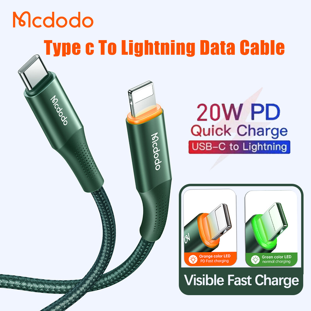Mcdodo 20W ประเภท C ถึง Lightning PD Fast Charge สำหรับ iPhone สาย ...