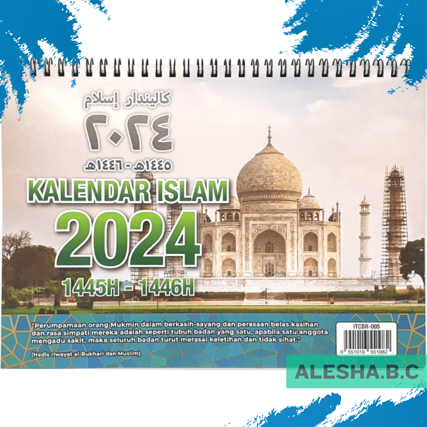 KALENDAR MEJA ISLAM 2024 (1445-14456H) / ISLAMIC TABLE CALANDER 2024 ...