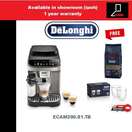 ( READY STOCK + FREE GIFT ) Delonghi Magnifica Evo Titanium Black ...