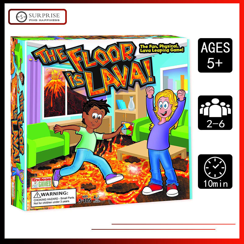 Board Game The Floor is Lava - Interactive Game for Kids and Adults ...