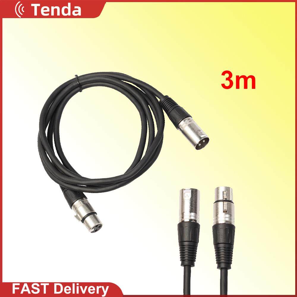 3 Pin XLR Microphone Cable Male To Female Balanced Patch Lead Mic | Lazada