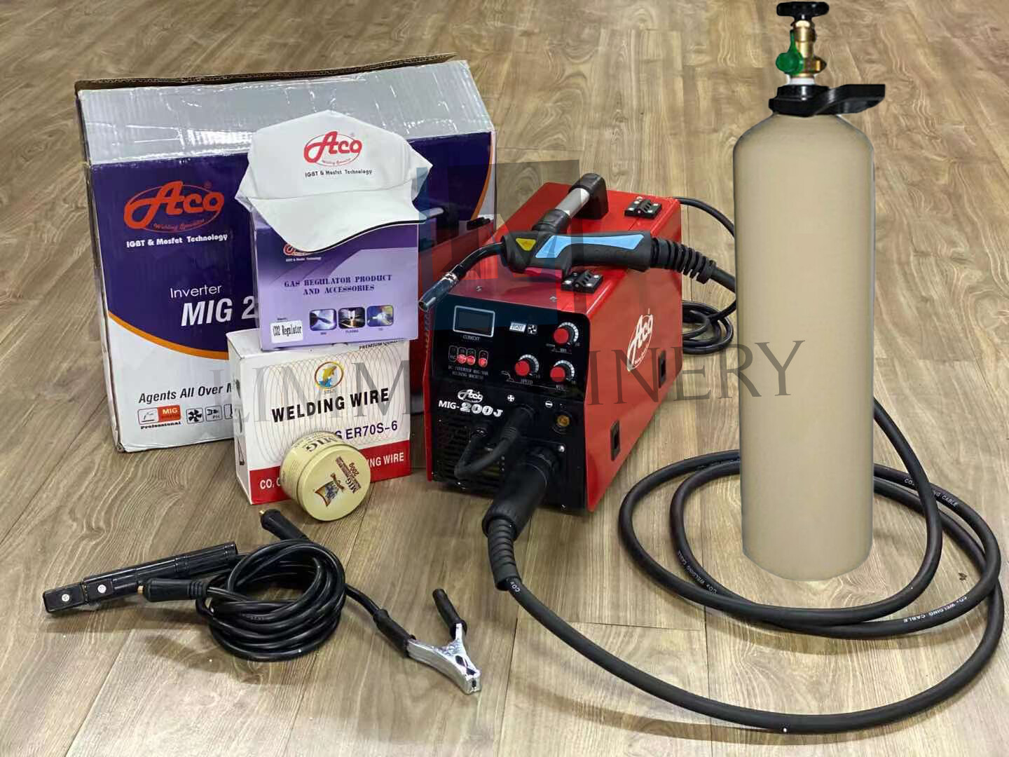 ACO MIG 200J 4 In 1 Inverter Welding Set 190Amp (MIG / ARC / Flux Core ...