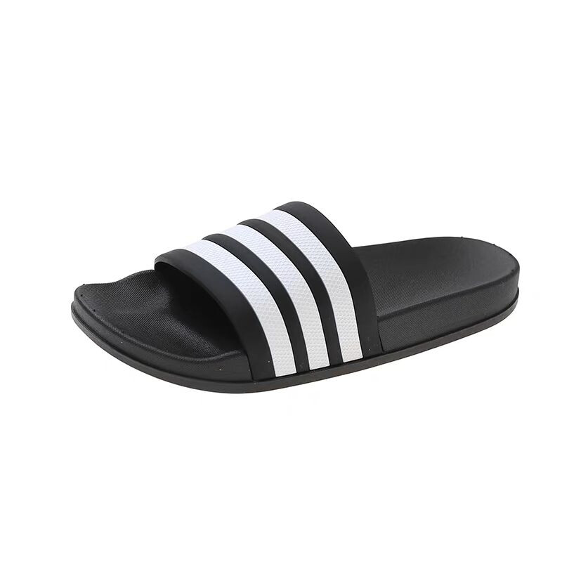 Unisex Sandal Lelaki 3D Stripe Rubber Casual Slide / Selipar Lelaki ...