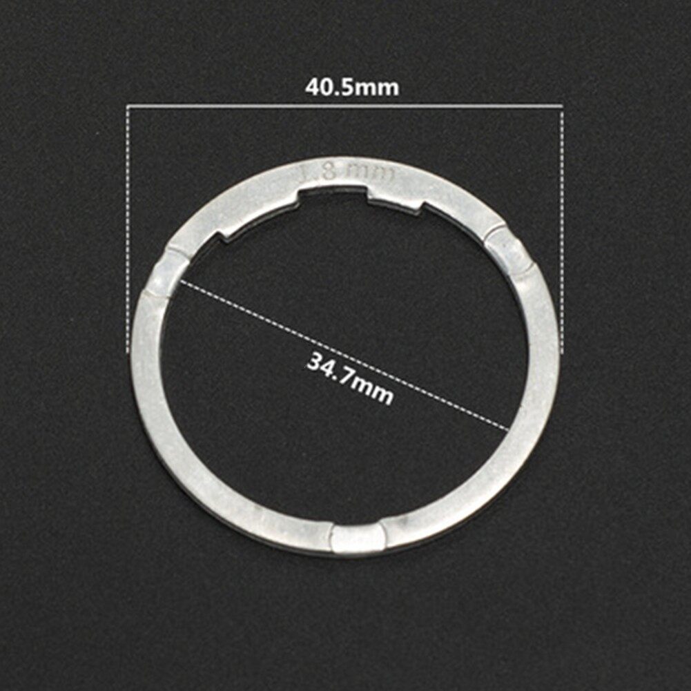 ขี่จักรยาน Freehub Spacer MTB จักรยานถนนวงเล็บด้านล่างปะเก็น1.8 ...