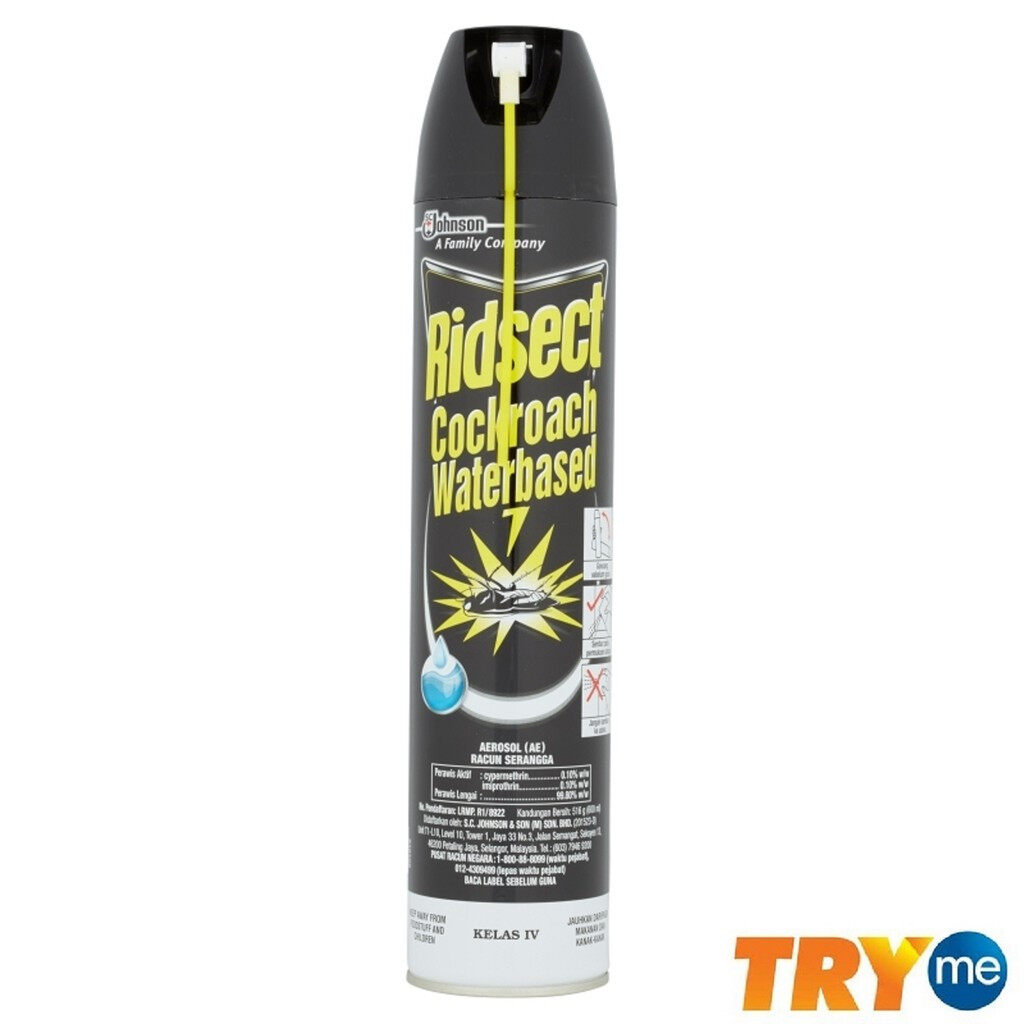 Ridsect Cockroach Waterbased Aerosol 600ml | Lazada