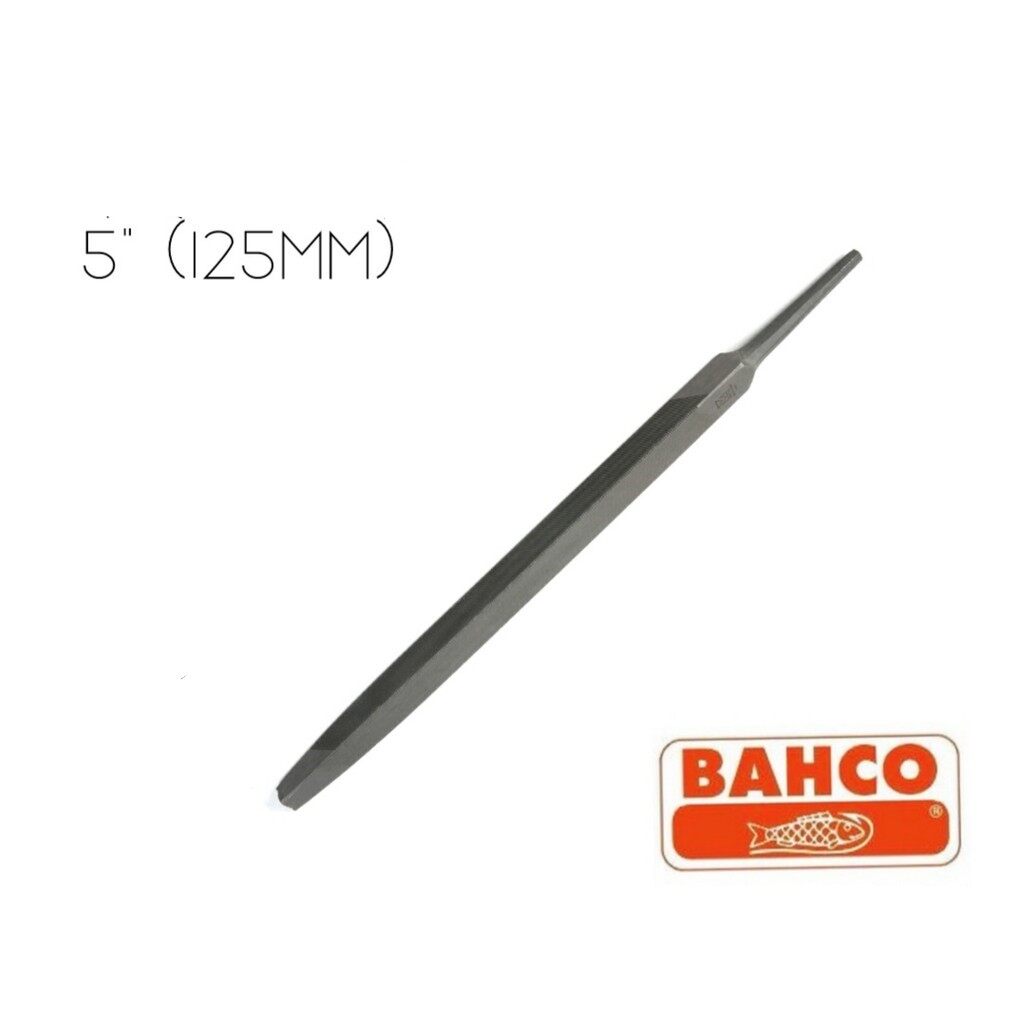 NKS Original BAHCO Slim Taper Triangle Saw File 4"(100MM) or 5"(125MM ...