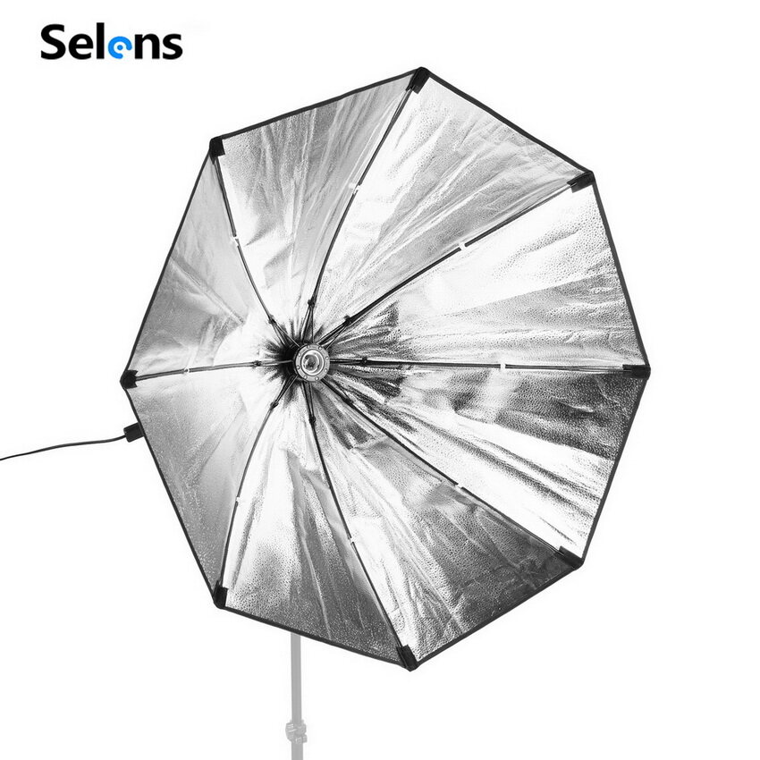 Selens 80cm Parabolic Quick Release Octagonal Softbox for Vlog Live ...