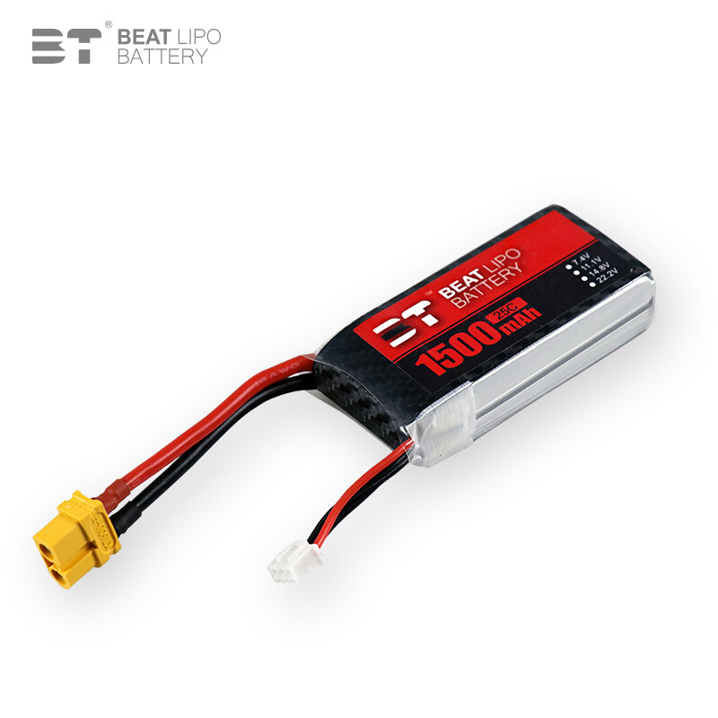 BTLIPO LiPo แบตเตอรี่ ปลั๊ก XT60 สำหรับ RC รถ รถบรรทุก เฮลิคอปเตอร์ 1500mAh 2S 7.4V 25C Lipo ...
