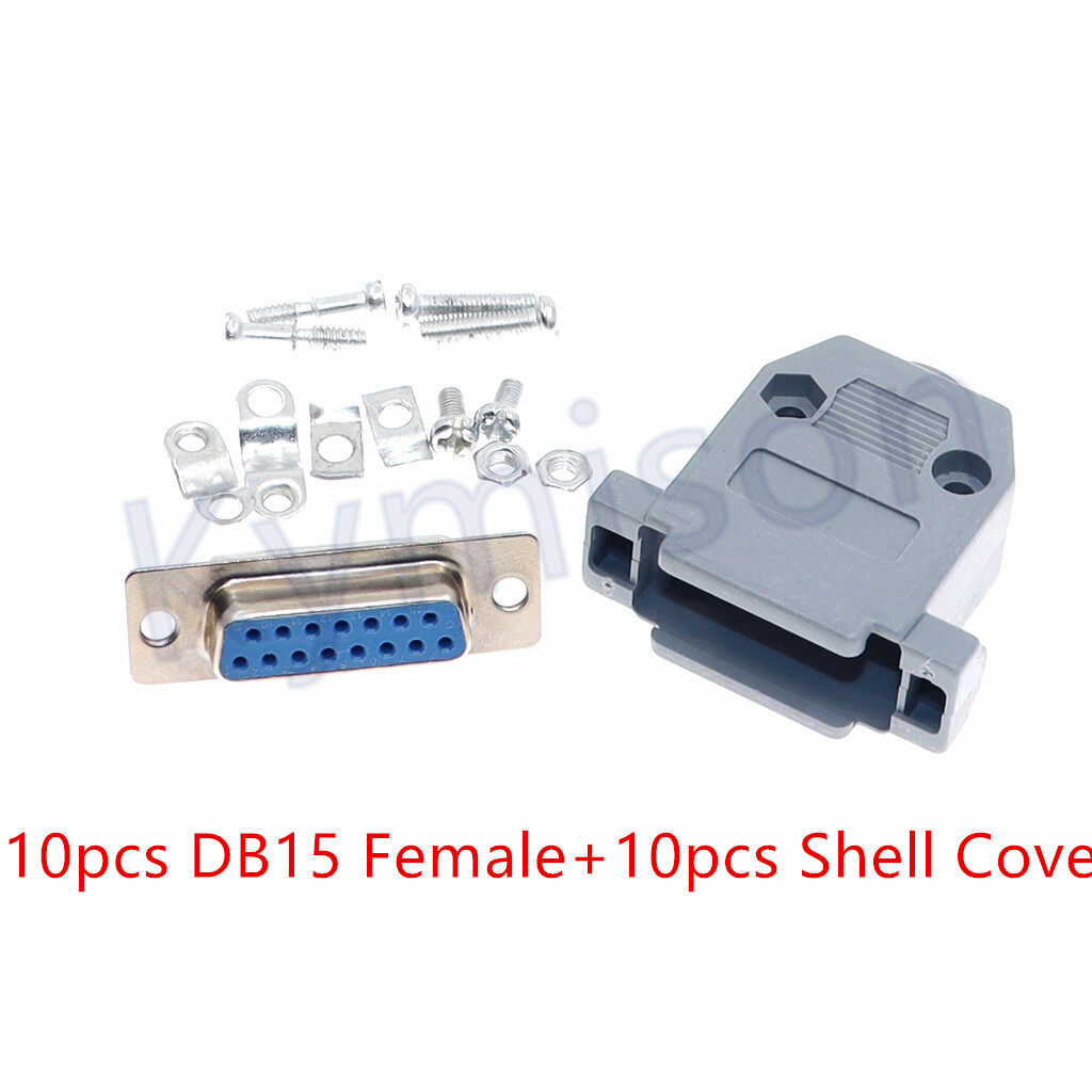 10 sets RS232 Parallel Serial Port DB15 15 Pin 15 Way D Sub Fmale/Male ...