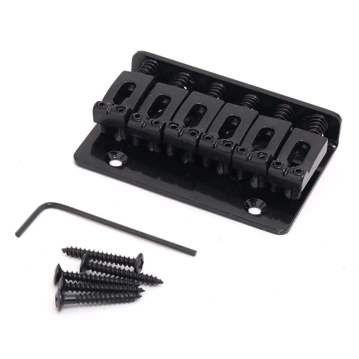 Musiclily 52.5mm String Spacing 65mm Baseplate Metal 6 String Fixed ...