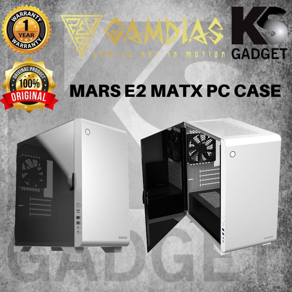 Gamdias MARS E2 Micro-Tower PC Case Micro-ATX PC Casing | Lazada