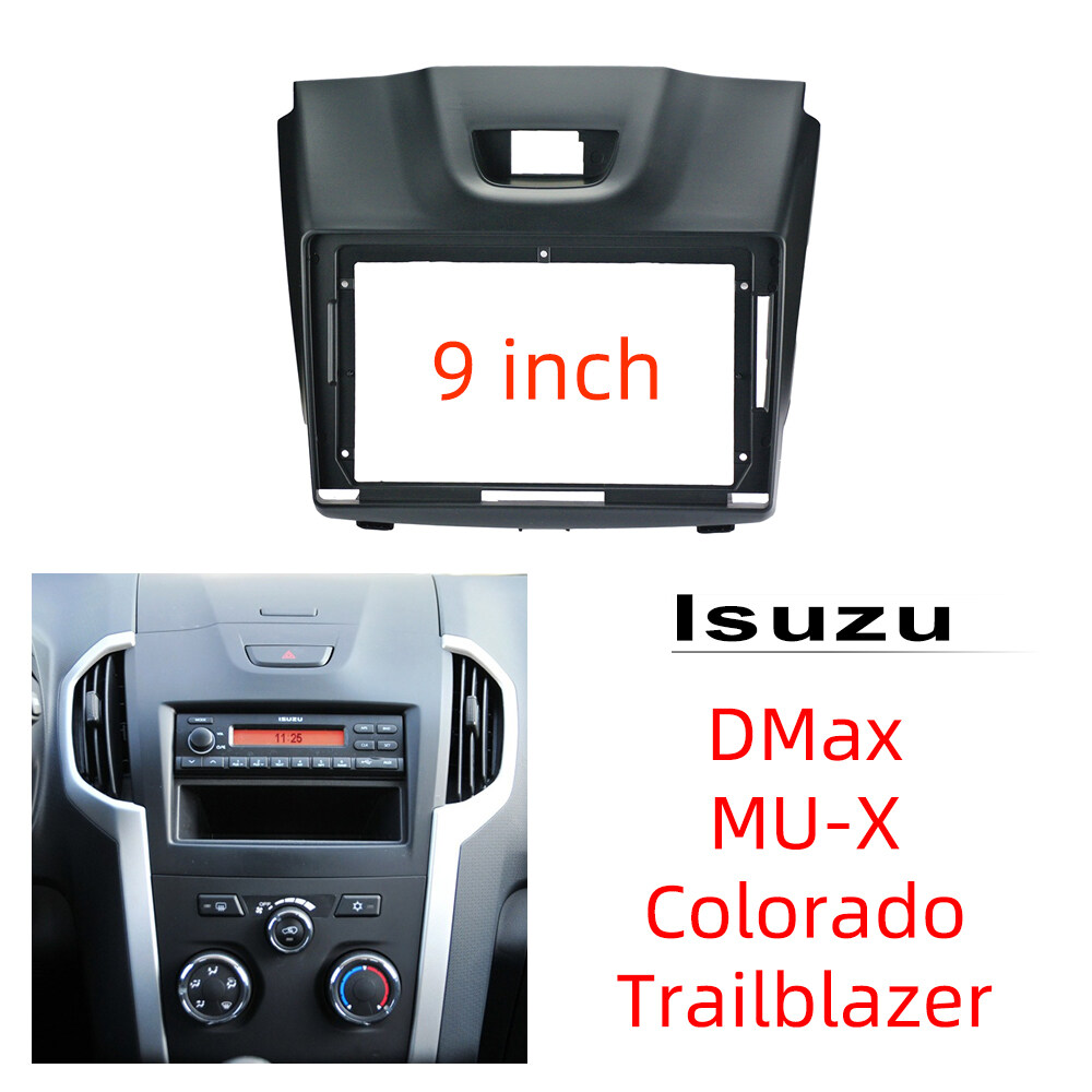 EOENKK กรอบวิทยุ Isuzu DMax MUX Colorado S10 Chevrolet Trailblazer หน้ากากวิทยุจอแอนครอย แผง ...