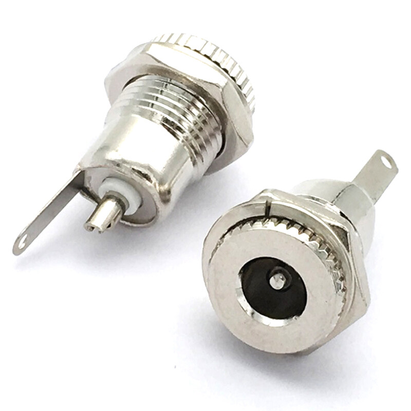 YYDS Shop????10ชิ้นโลหะ5.5X2.1มม. DC Power หญิงแจ็คแผง Mount Socket Connector - YYDS Shop ...