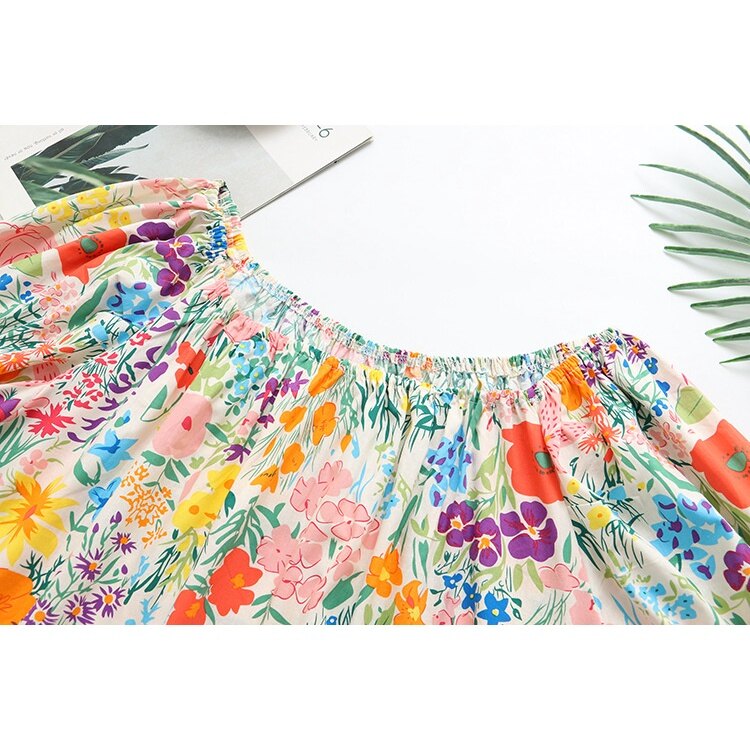 【มีไซส์ใหญ่】Plus Size 4XL-7XL Women's Slash Neck Summer Shirts ...