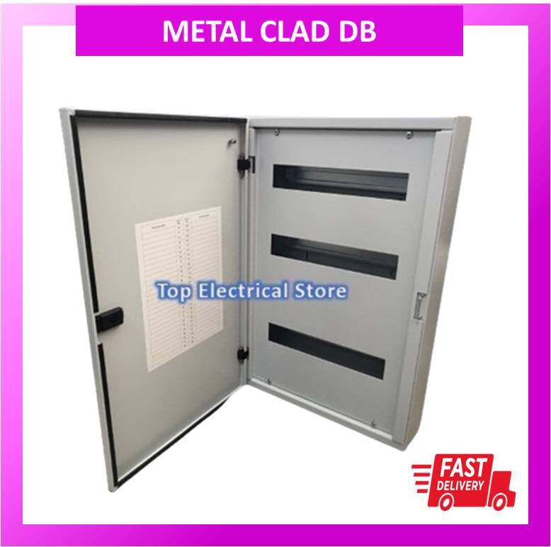 LSE EM3 EM-3 METAL CLAD DB 3 ROW 45 WAY DISTRIBUTION BOX ELECTRICAL BOX ...