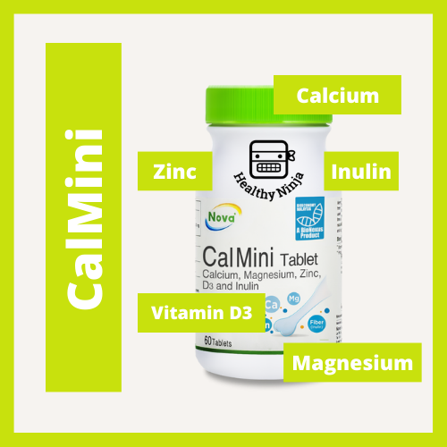 Nova Cal Mini (Calcium, Magnesium, Zinc, Vitamin D3, Inulin) (60's ...