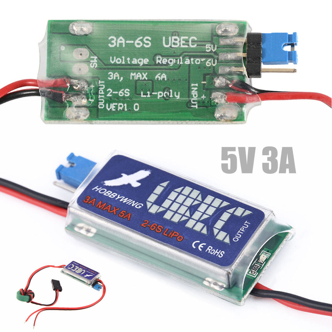 Unvug 1ชิ้นใหม่ RC UBEC 5V 6V 3A Max 5A สวิทช์โหมดต่ำสุด RF เสียงรบกวน ...