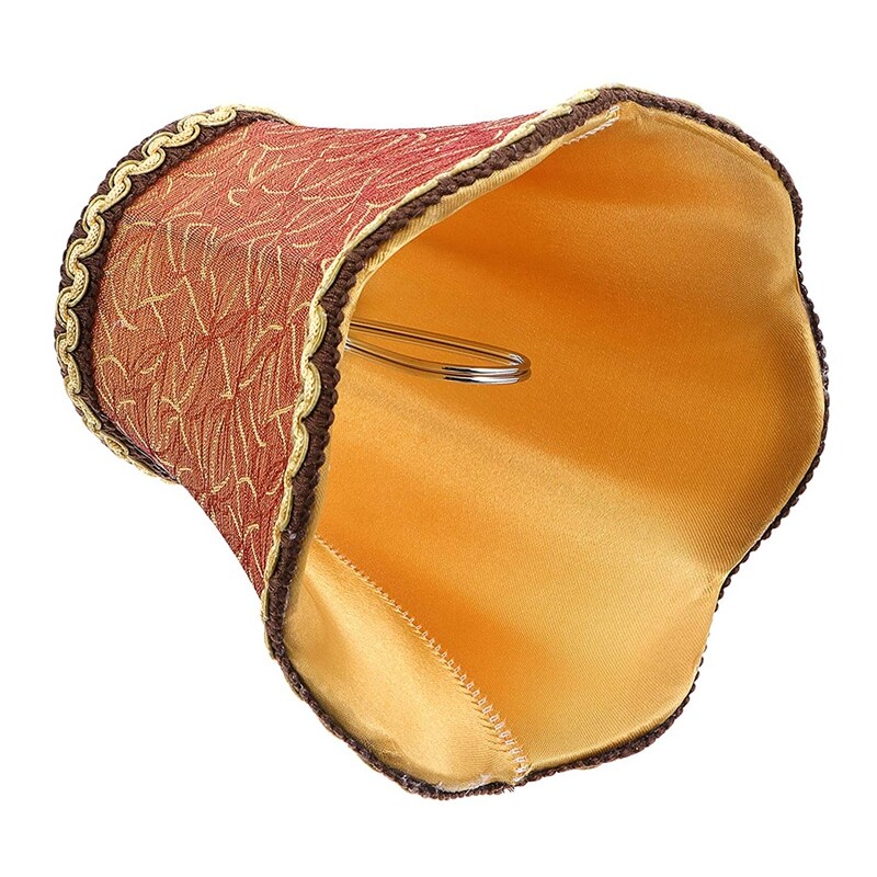 Chandelier Lamp Shades Fabric Cloth Clip on Light Shades Lamp Cover ...