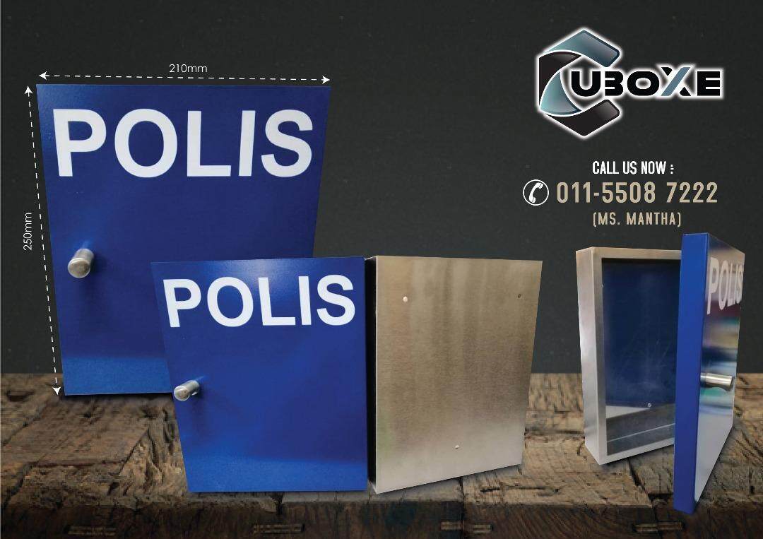 Stainless Steel Police Box / Polis Box / Record Box | Lazada