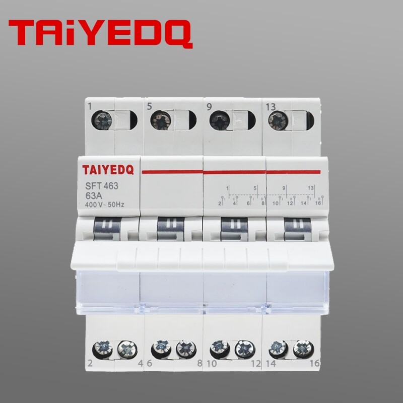 4P MTS Manual Dual Power Transfer Switch 40A 60A Circuit Breaker ...