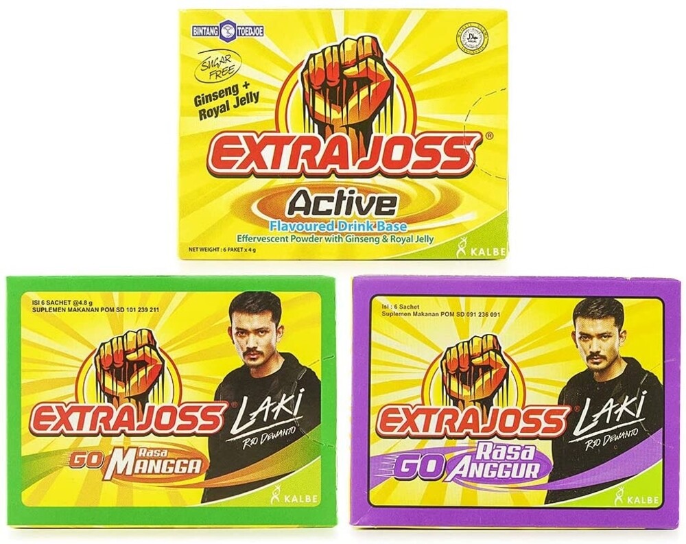 Extra Joss Active Mangga Anggur 10 Box 60 Sachets Ready Stock | Lazada