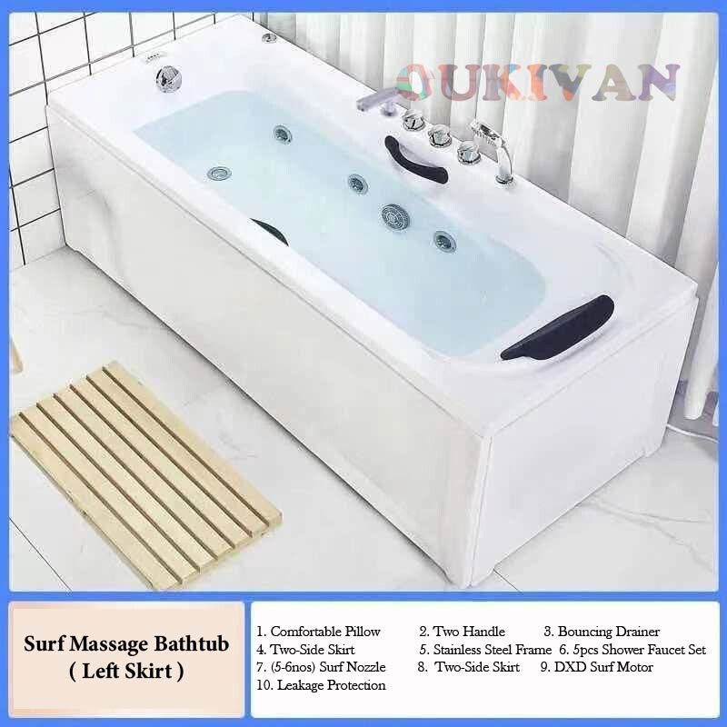 Jacuzzi Bubbles Massage Bathtub Tab Mandi With Led Panel Relaxing ...