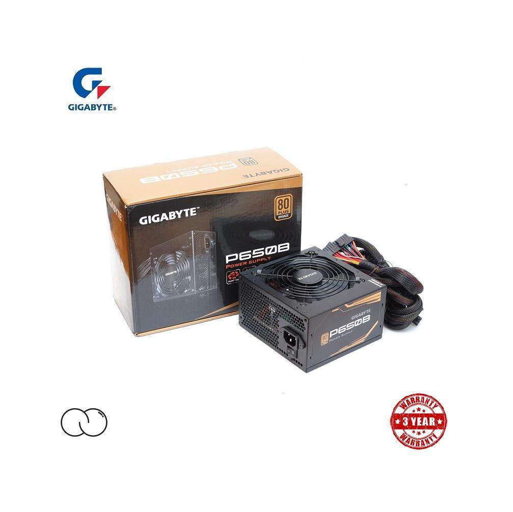 GIGABYTE 650w 80 Plus Bronze Power Supply / 650 watts 80+ Semi Modular ...