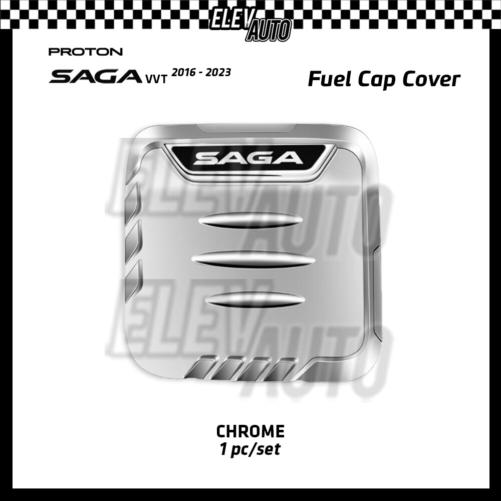 Proton Saga VVT MC2 2016 - 2023 Fuel Cap Cover Carbon Chrome Trim Gas ...