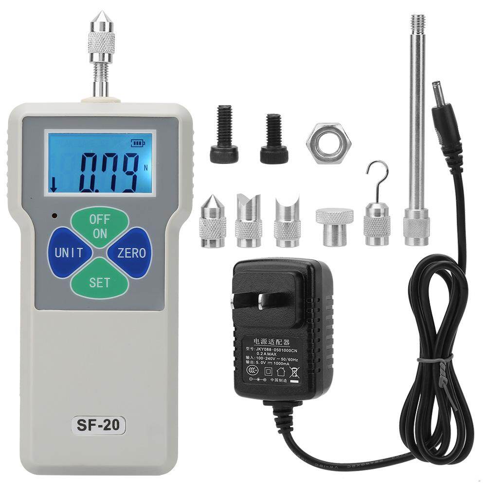 SF-20 Portable Push and Pull Tester Meter Digital Force Gauge 20N/2kg/4 ...