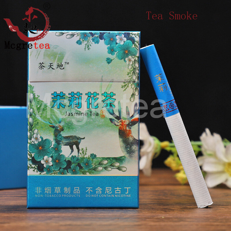 茶烟 不含尼古丁 茉莉花茶 Tea smoke flowers tea smoke fine style tea king quitting ...