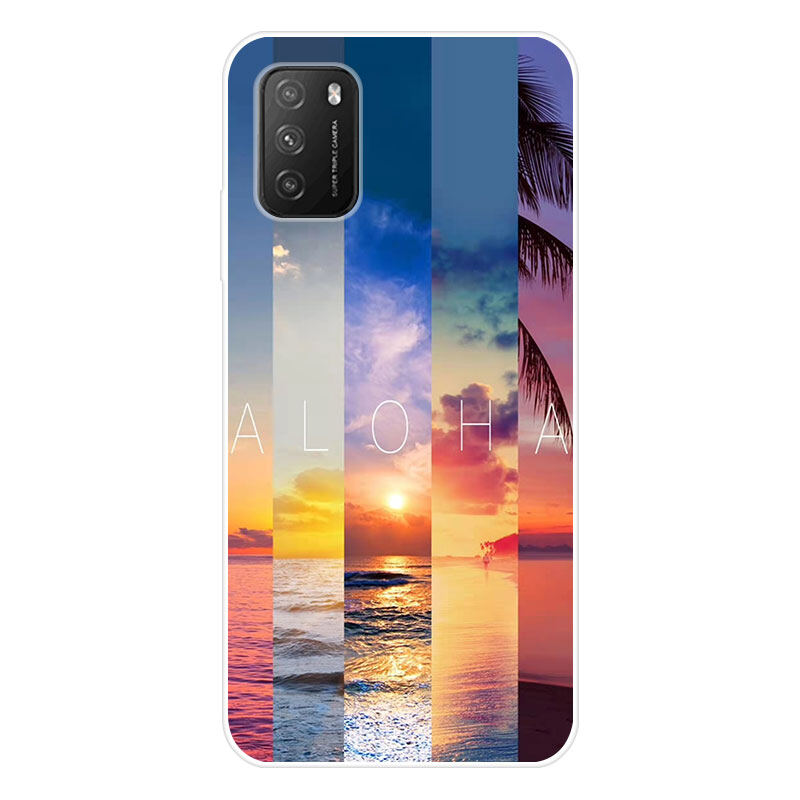Xiaomi Mi Poco M3เคสซิลิโคน TPU เคสโทรศัพท์ฝาหลัง Xiaomi PocoM3ทาสีปลอก ...