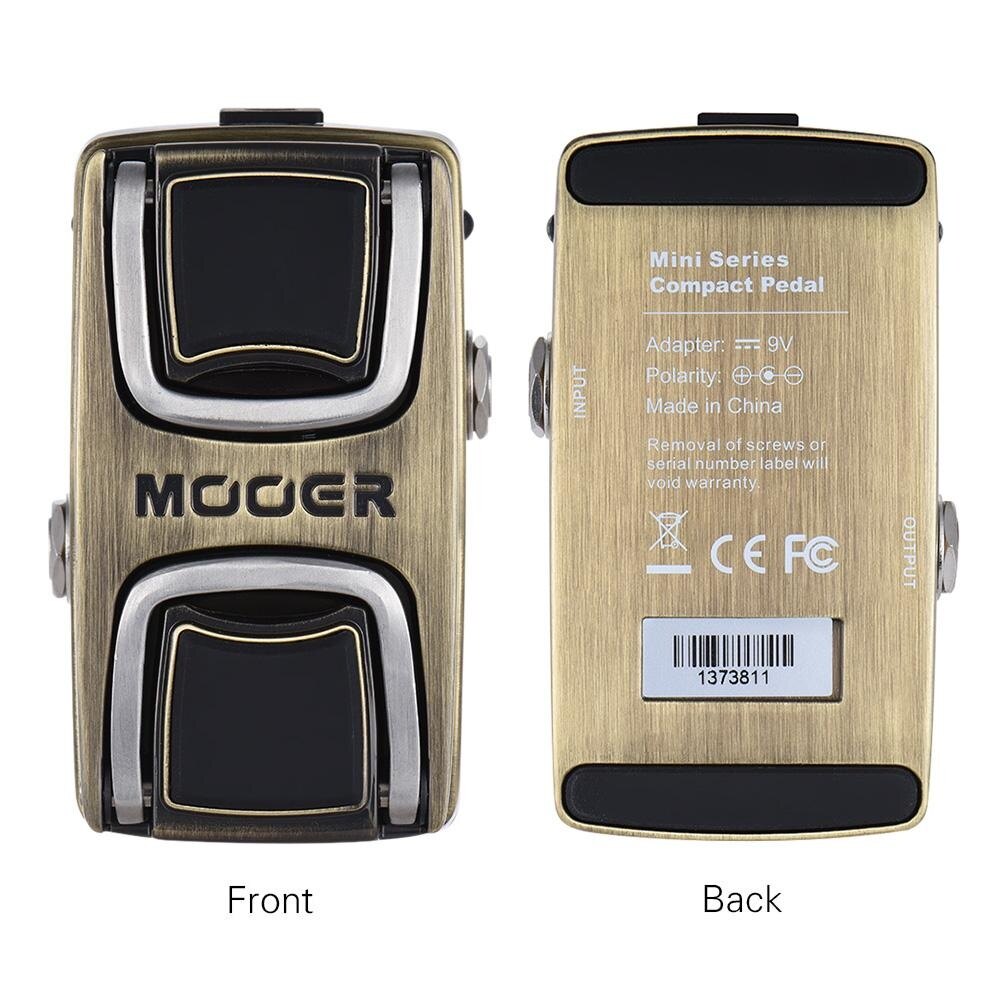 MOOER The Wahter Wah Guitar Effect Pedal Pressure Sensing Switch Full ...