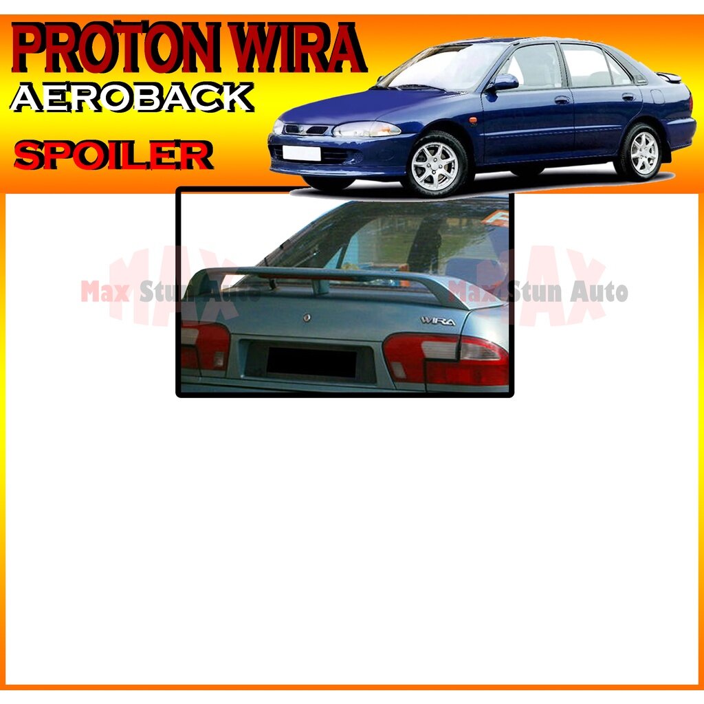 PROTON WIRA AEROBACK REAR TRUNK SPOILER DUCKTAIL WIRA AEROBACK SPOILER ...