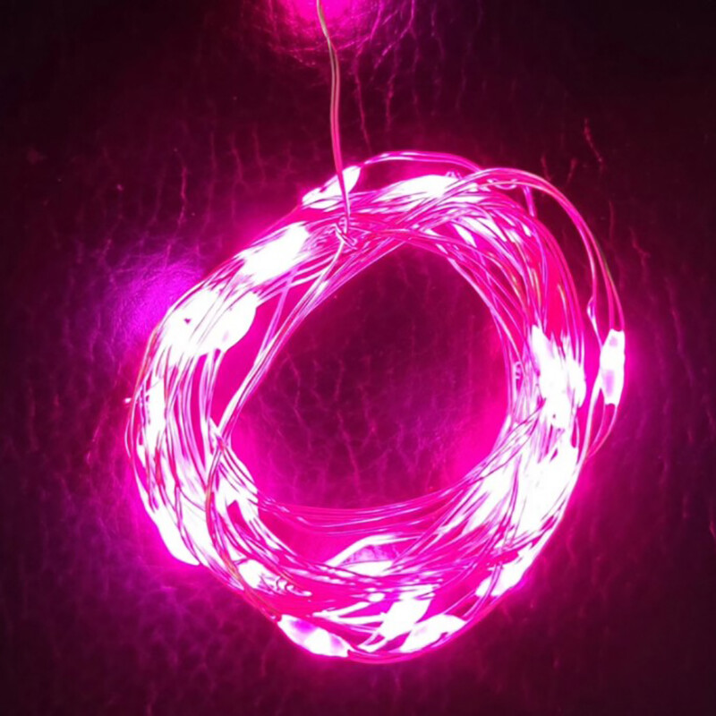 Xi Yang Jing 1ชิ้น1เมตรนางฟ้าแสง LED ลวดทองแดง S Tring ไฟกลางแจ้งพวง ...