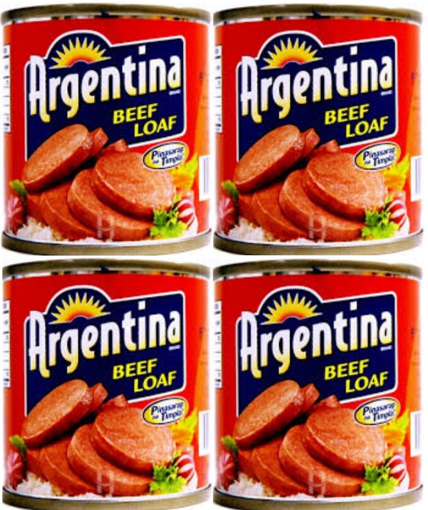 Philippine Product Argentina Beef Loaf 4 cans by 100 grams | Lazada