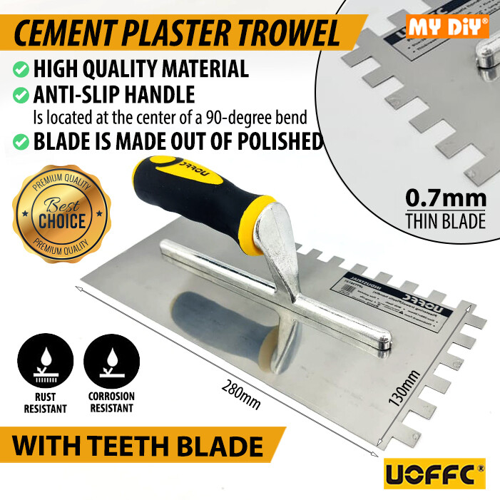 MYDIYHOMEDEPOT - UOFFC HIGH QUALITY CEMENT PLASTER TROWEL THICKNESS 0 ...