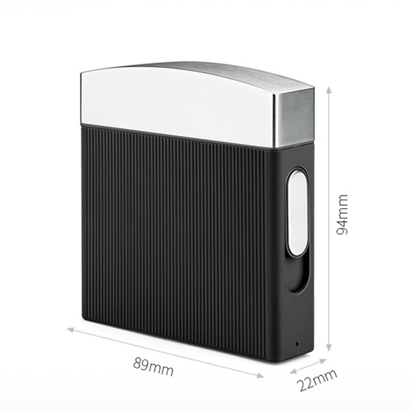 Cigarett Case Flip Lid USB Lighter 16pcs 20pcs Travel Pressure-proof ...