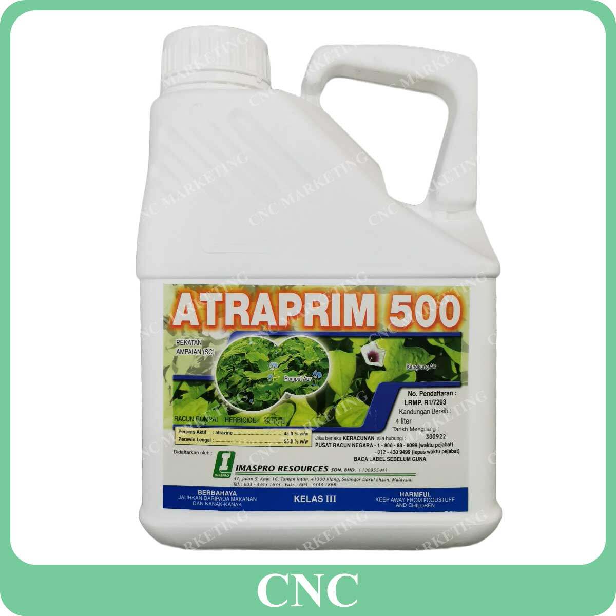 4L Atraprim 500 Herbicide Racun Rumpai Sistemik Triazine Imaspro | Lazada