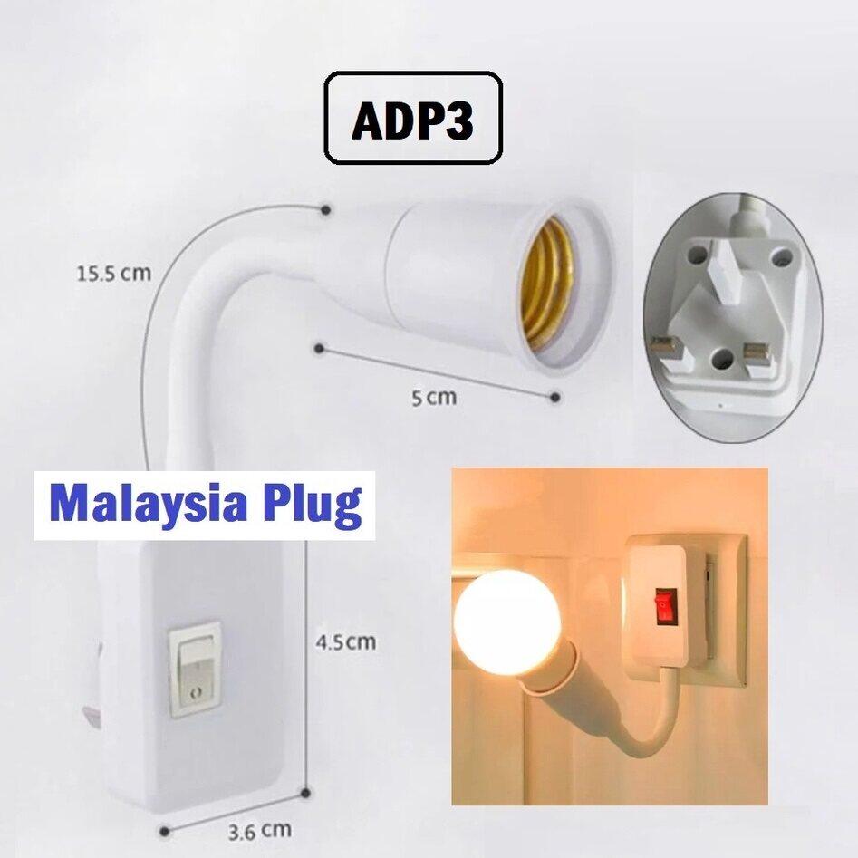 💡 New Stock 💡 E27 Light Bulb Pendant Lamp Holder Screw Cap Socket Plug Fixing Bases Adapter ...