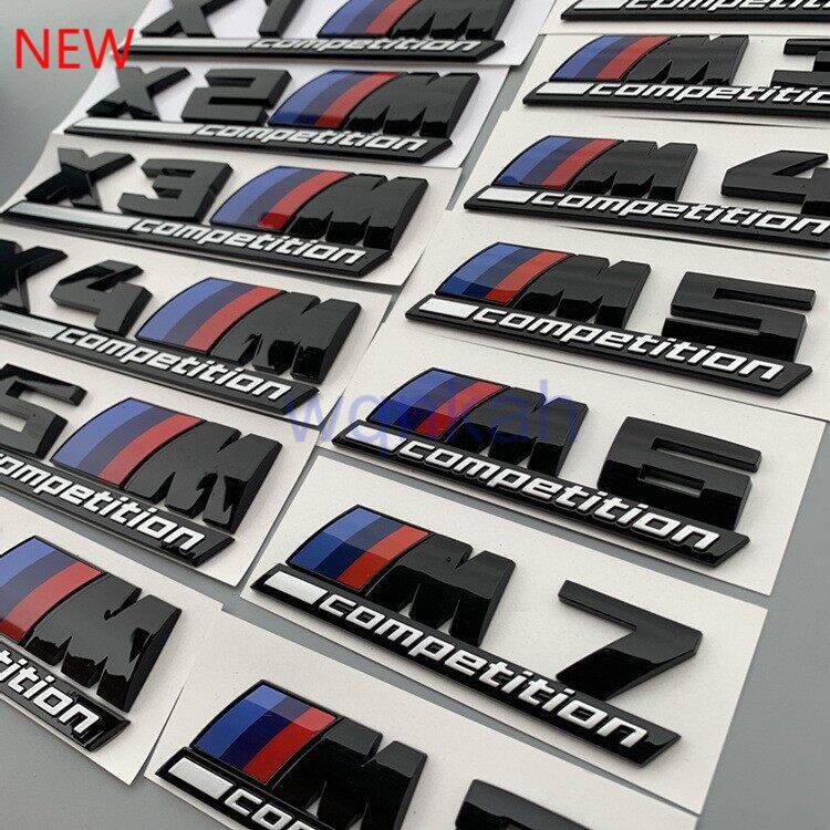 Modified BMW thunder M logo M1 M2 M3 M4 M5 M6 competition rear logo 3 Series 5 series X3 X4 X5 ...
