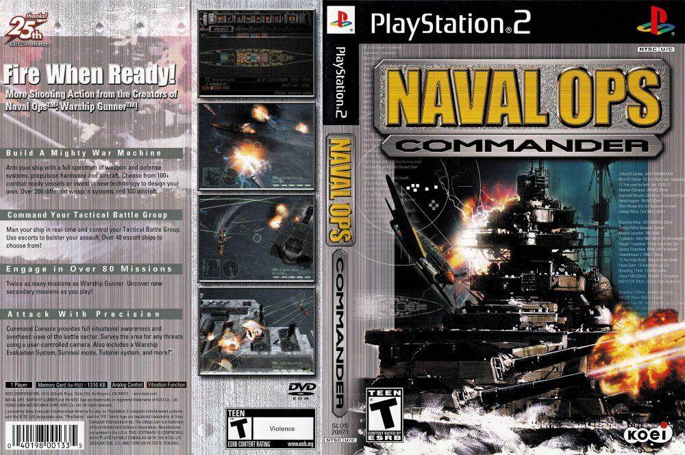 PS2 Naval Ops Commander | Lazada