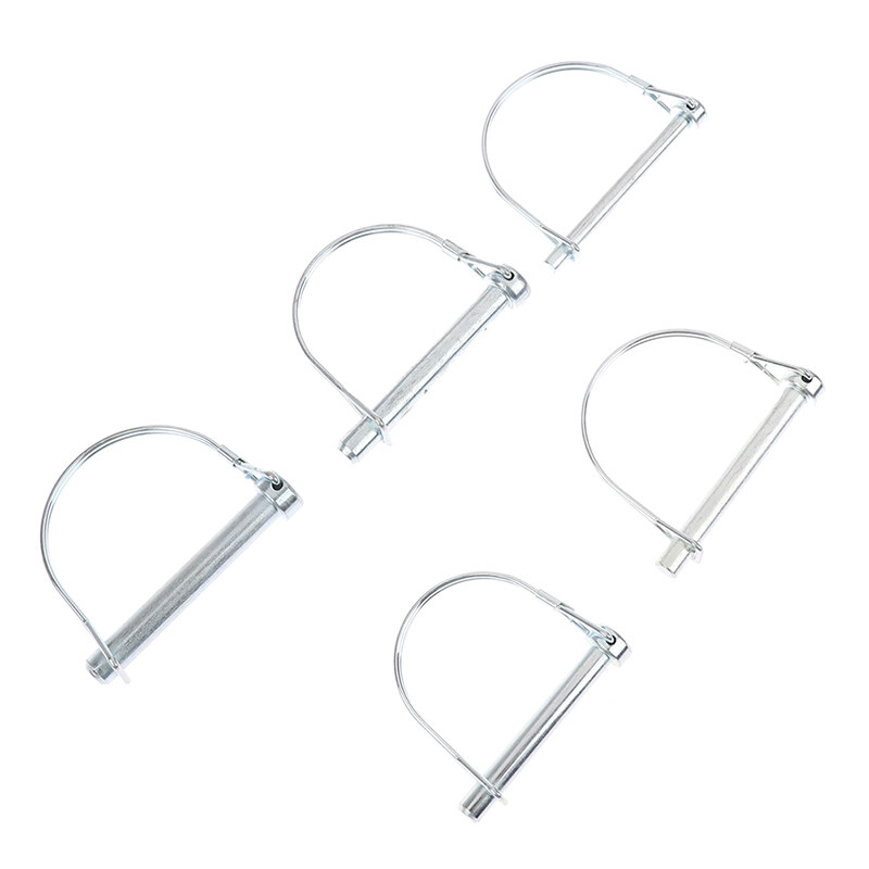 King Heavy Duty Marine Trailer Coupler Safety Pin D Ring Round Arch ...